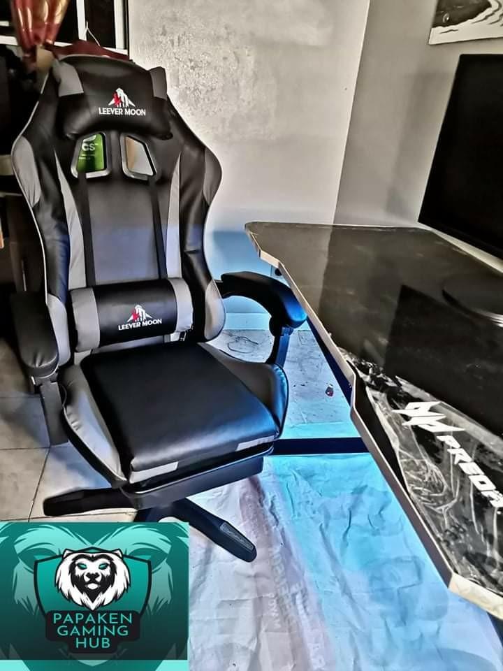 Gaming Table and Chair Set, Furniture & Home Living, Office Furniture ...