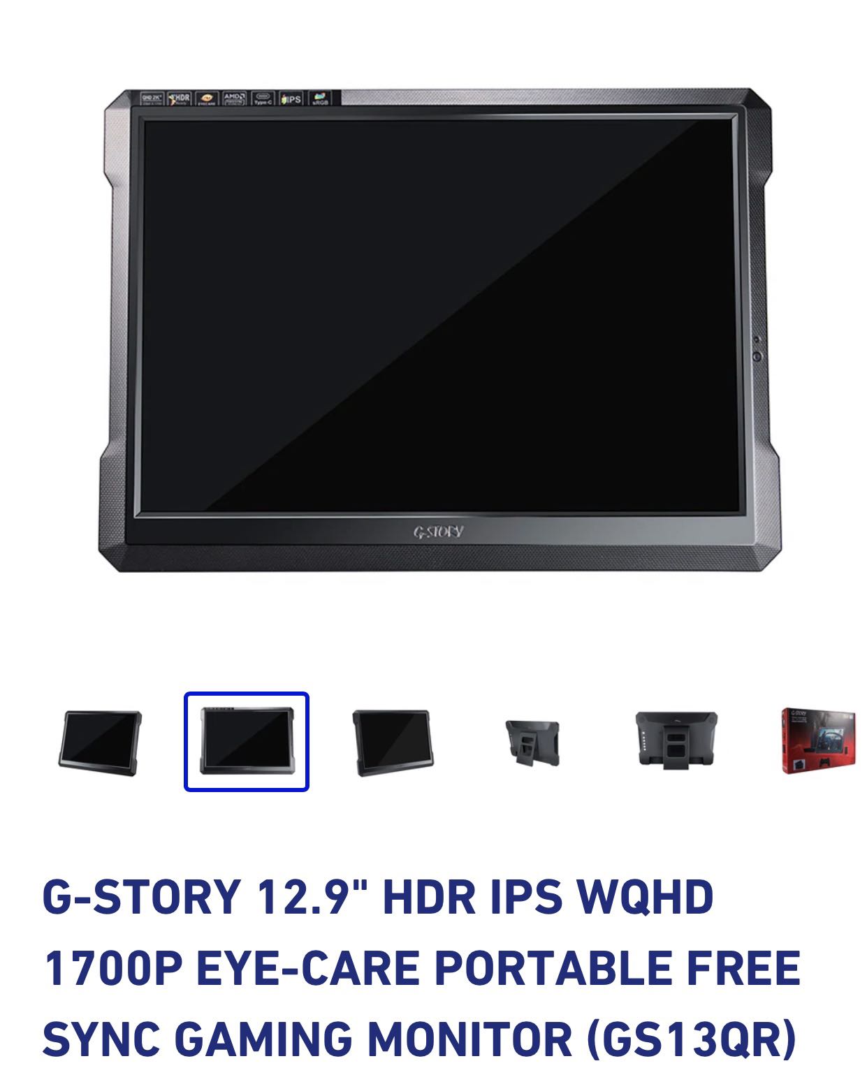 G-Story Portable Monitor, Computers & Tech, Parts & Accessories ...