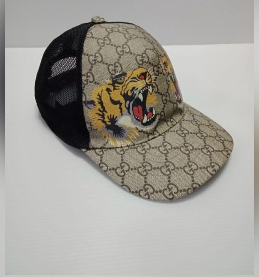 Gucci Tiger Cap, Luxury, Accessories on Carousell