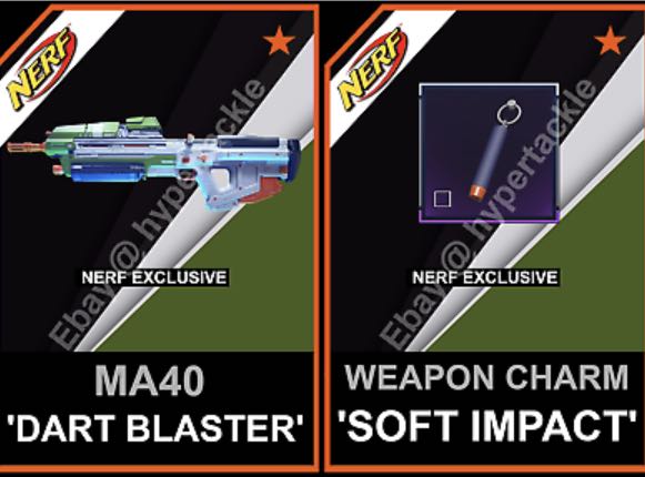 Halo Infinite NERF AR MA40 Weapon Coating + Charm DLC, Video Gaming ...