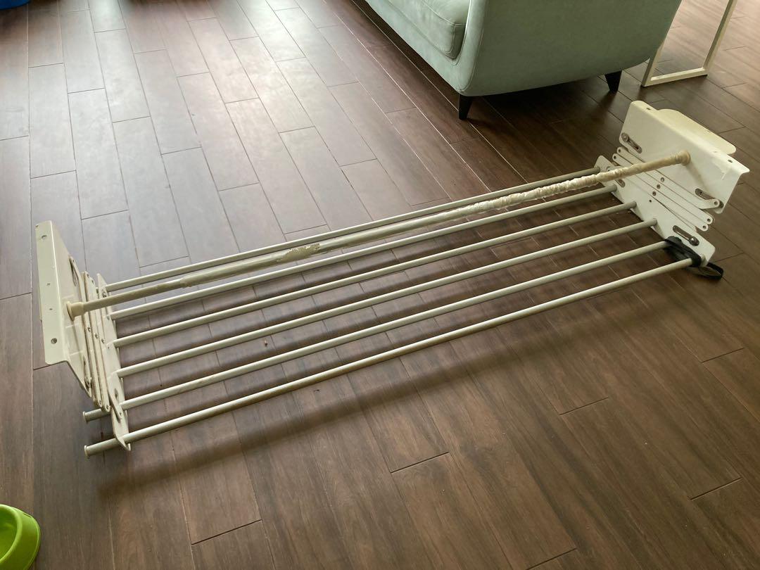 HDB Clothes Drying Rack for service yard, Furniture & Home Living, Home ...