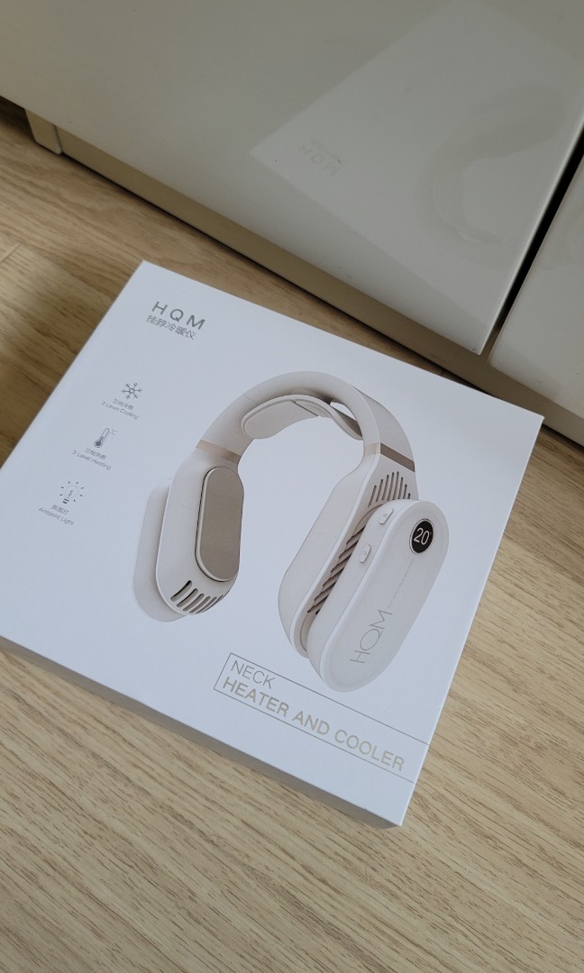 HQM Mini Neck Cooler 迷你無線掛頸冷卻器(冷暖兩用), 手提電話, 其他裝置 - Carousell