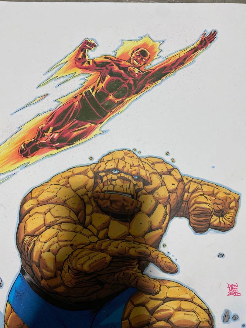 Human Torch & The Thing Commission, Hobbies & Toys, Books & Magazines ...