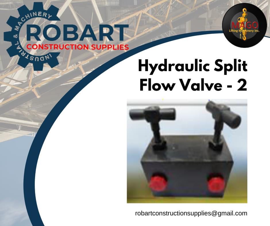 Hydraulic Split Flow Valve-2, Commercial & Industrial, Construction ...