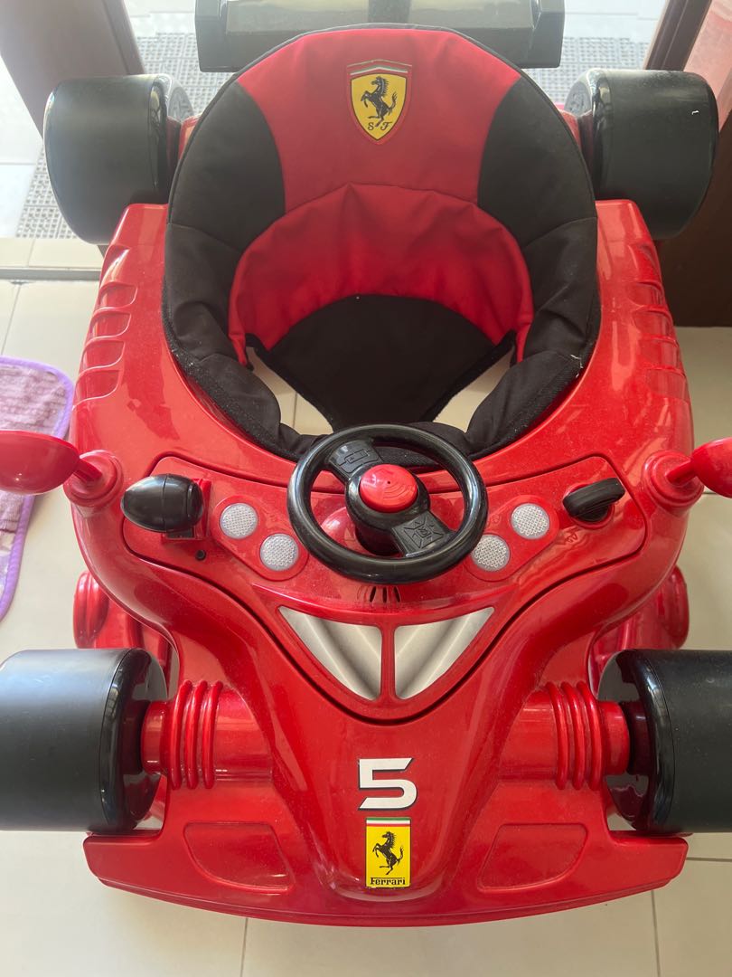 Kitty Palace Ferrari F1 Baby Walker, Babies & Kids, Infant Playtime on ...