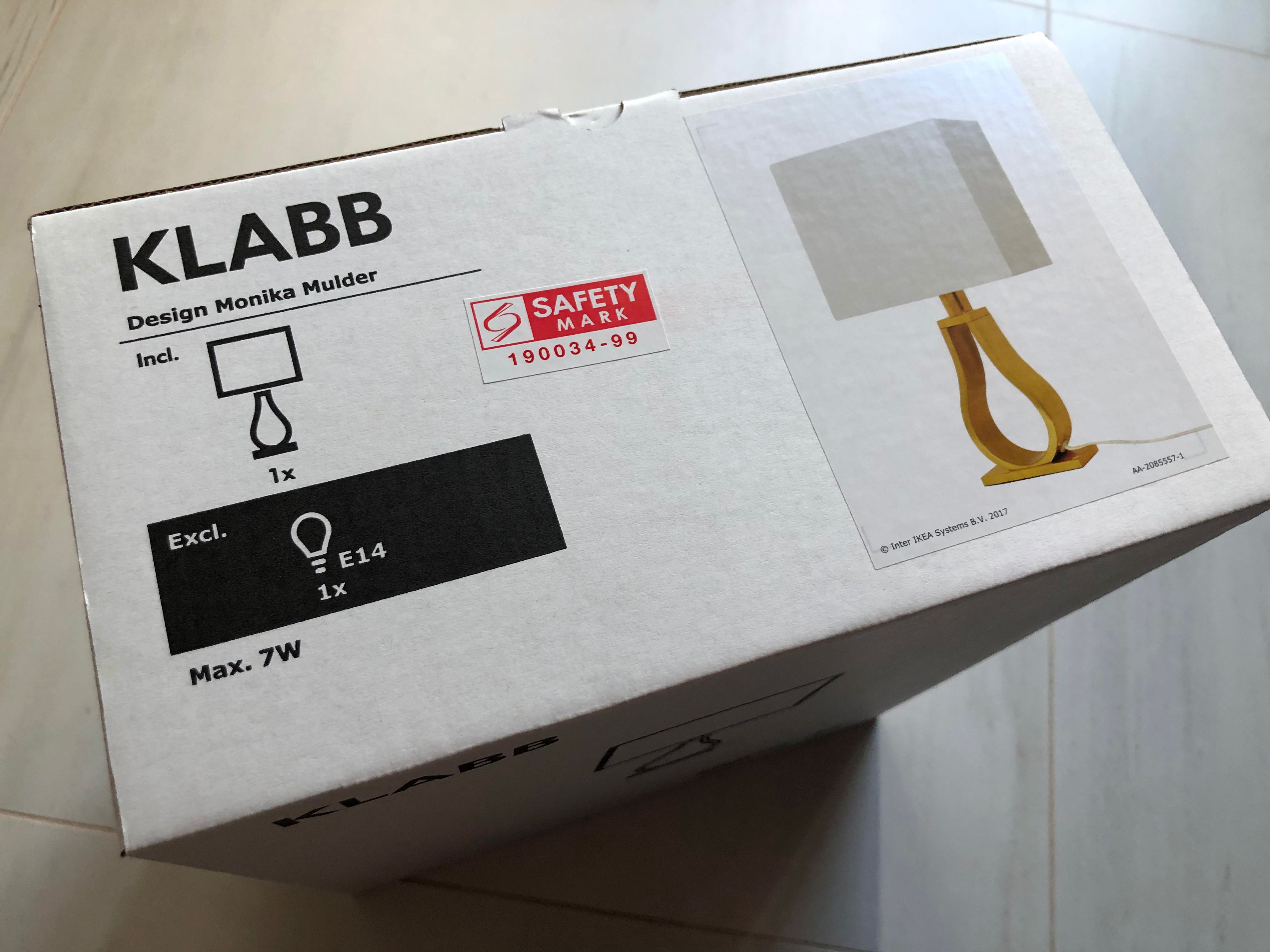 IKEA klabb design monika mulder, Furniture & Home Living, Lighting ...