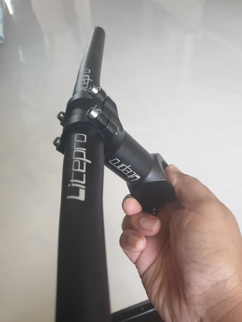 Litepro Stem + Litepro Handlebar, Sports Equipment, Bicycles & Parts ...