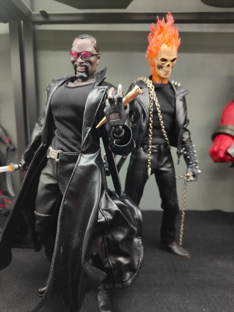 Marvel 1/6 blade & ghost rider medicom nt hot toys, Hobbies & Toys ...