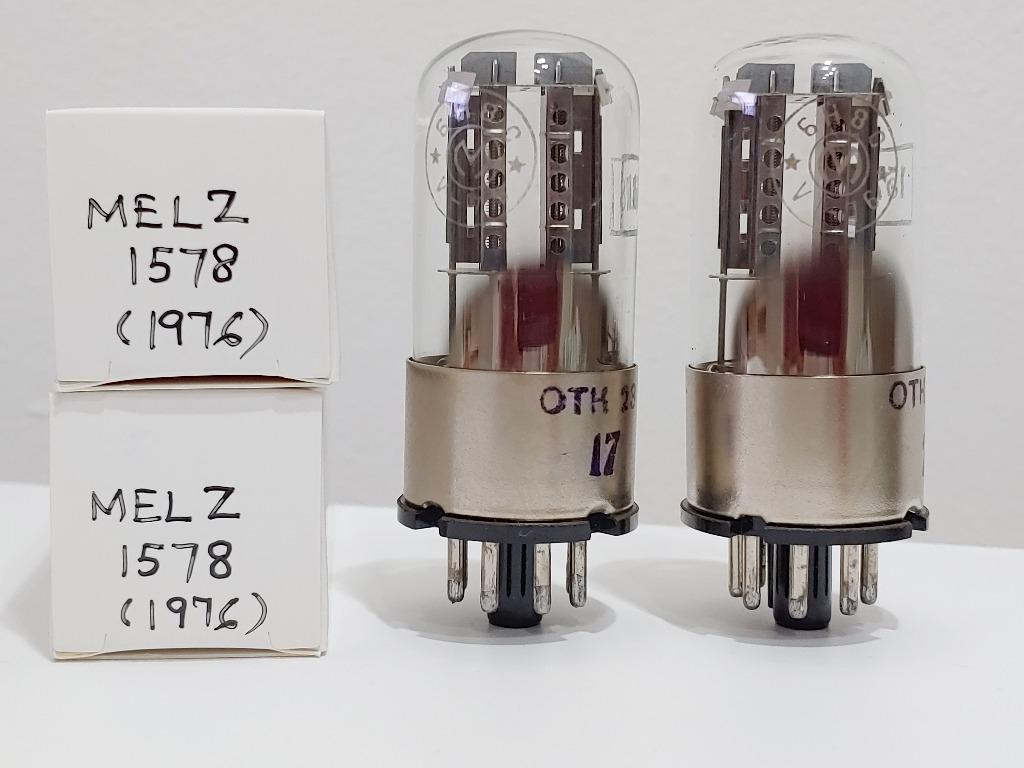 MELZ 1578 / 6H8C / 6SN7 GT Audio Vacuum Tubes, Audio, Other Audio ...
