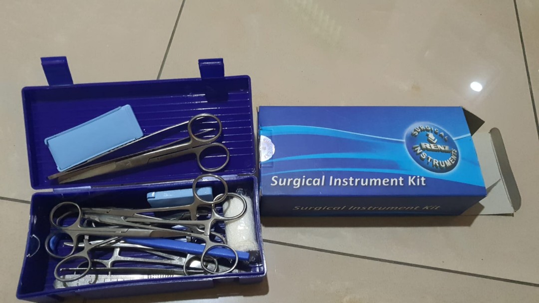 Minor set surgical instrument kit, Serba Serbi, Others di Carousell