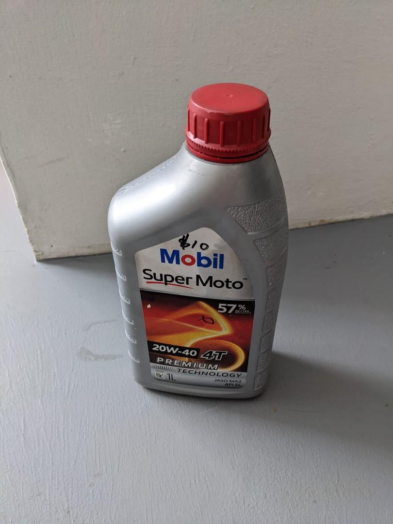 Mobil Super Moto 20W-40 4T Motorcycle Engine Oil (800ml), Motorcycles ...