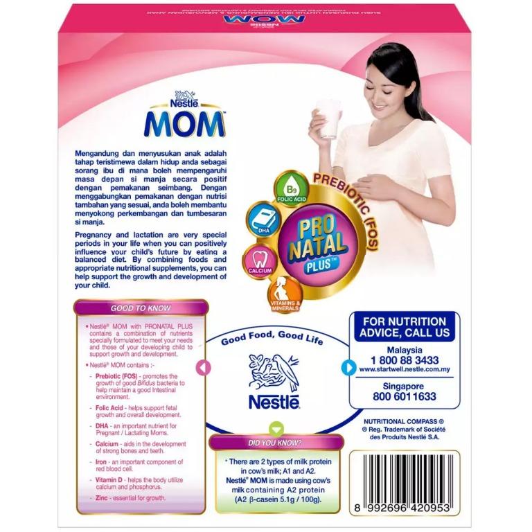 Nestle Mom Pro Natal Plus, Babies & Kids, Nursing & Feeding ...