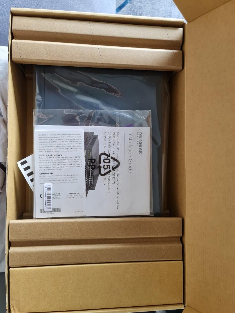 NETGEAR Switch S350 GS324TP 24 Port with 2 SFP Ports, Computers & Tech ...