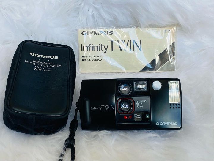 OLYMPUS INFINITY TWIN AKA OLYMPUS AF-1 TWIN (MINT CONDITION ...