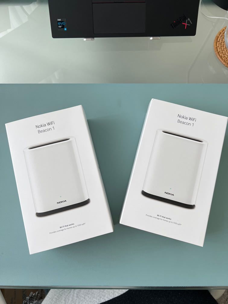 Pair of Nokia WiFi Beacon 1 - wifi extender, TV & Home Appliances ...