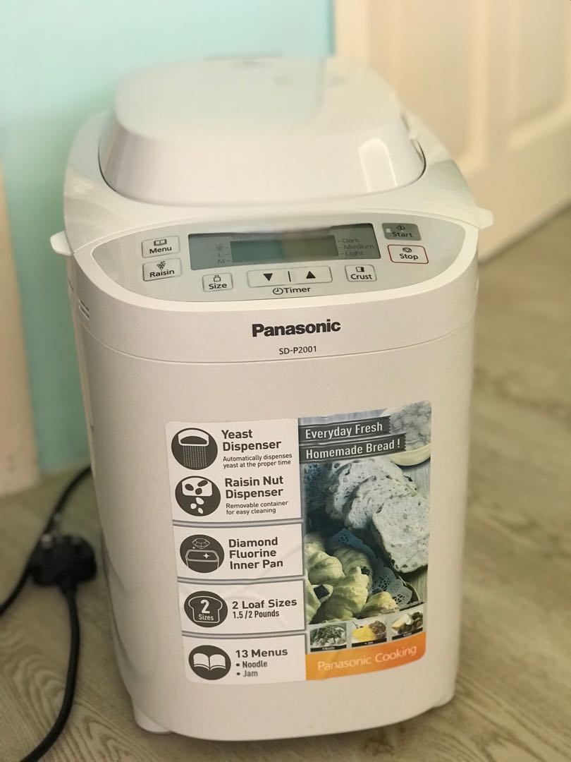 Panasonic Breadmaker SD-2001, TV & Home Appliances, Kitchen Appliances ...
