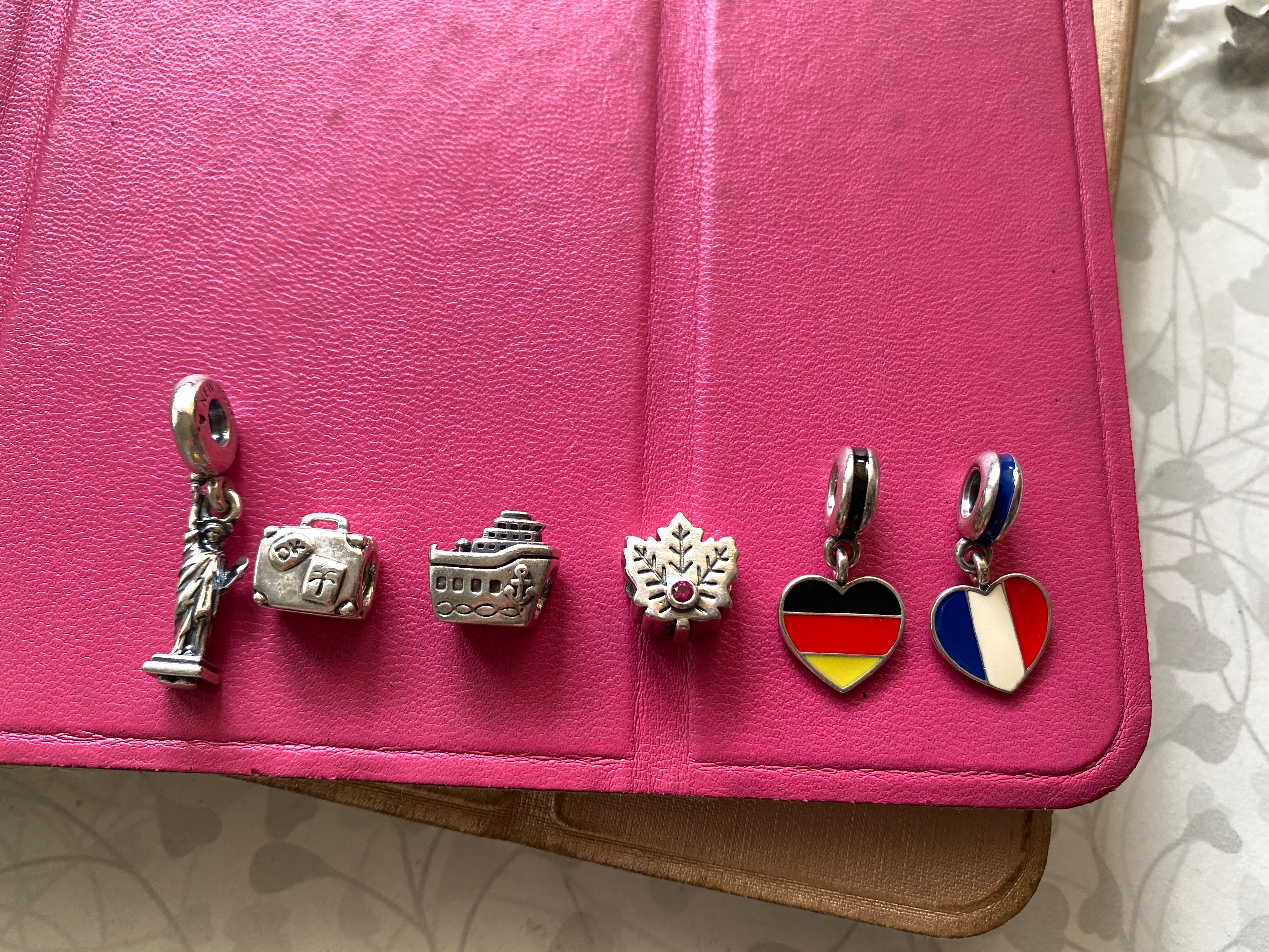 Pandora Charms travel theme places tour France Germany Canada maple ...