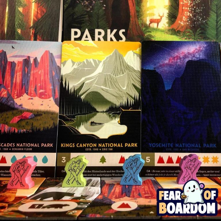 PARKS Board Game: Family and Strategy game about National Parks ...