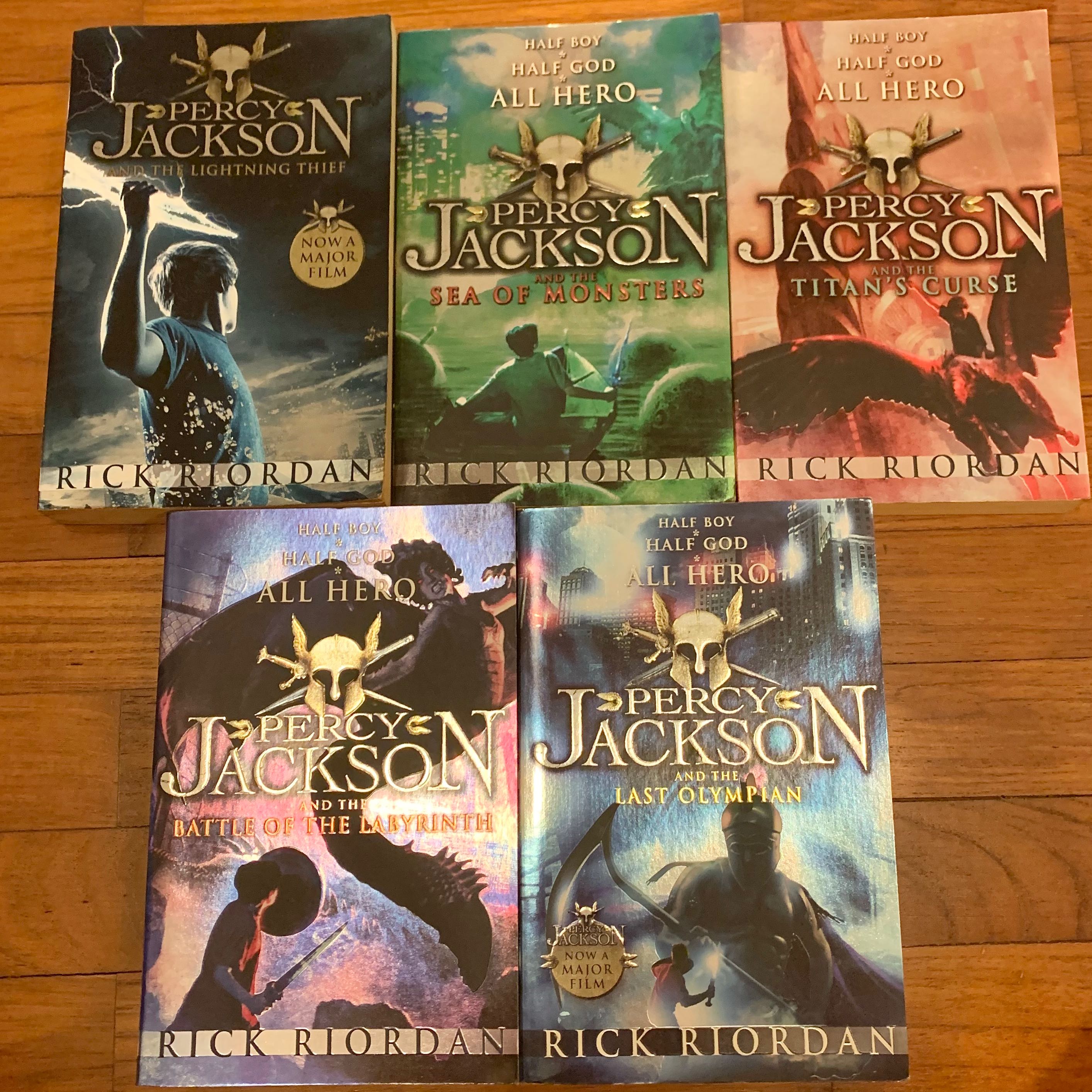 Percy Jackson Set, Hobbies & Toys, Books & Magazines, Fiction & Non ...
