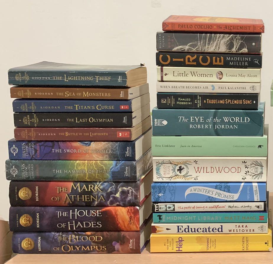 Percy Jackson, Little Women, Twilight Set, Circe, Gone Girl, The ...