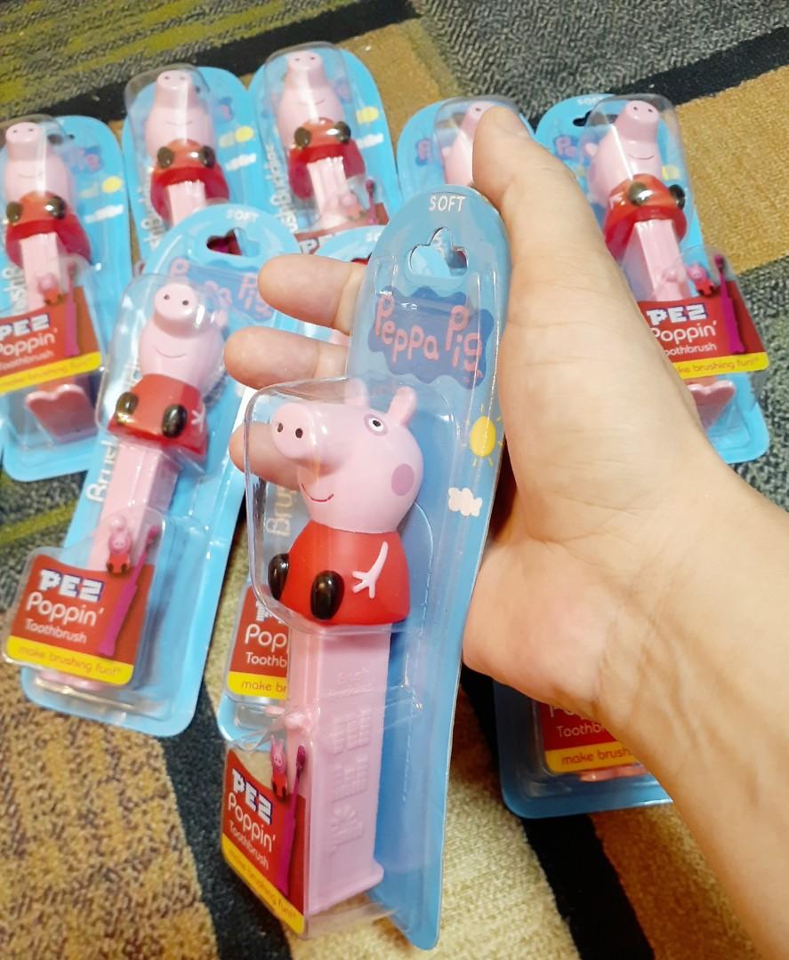 PEZ POPPIN' PEPPA PIG TOOTHBRUSH, Beauty & Personal Care, Oral Care on ...