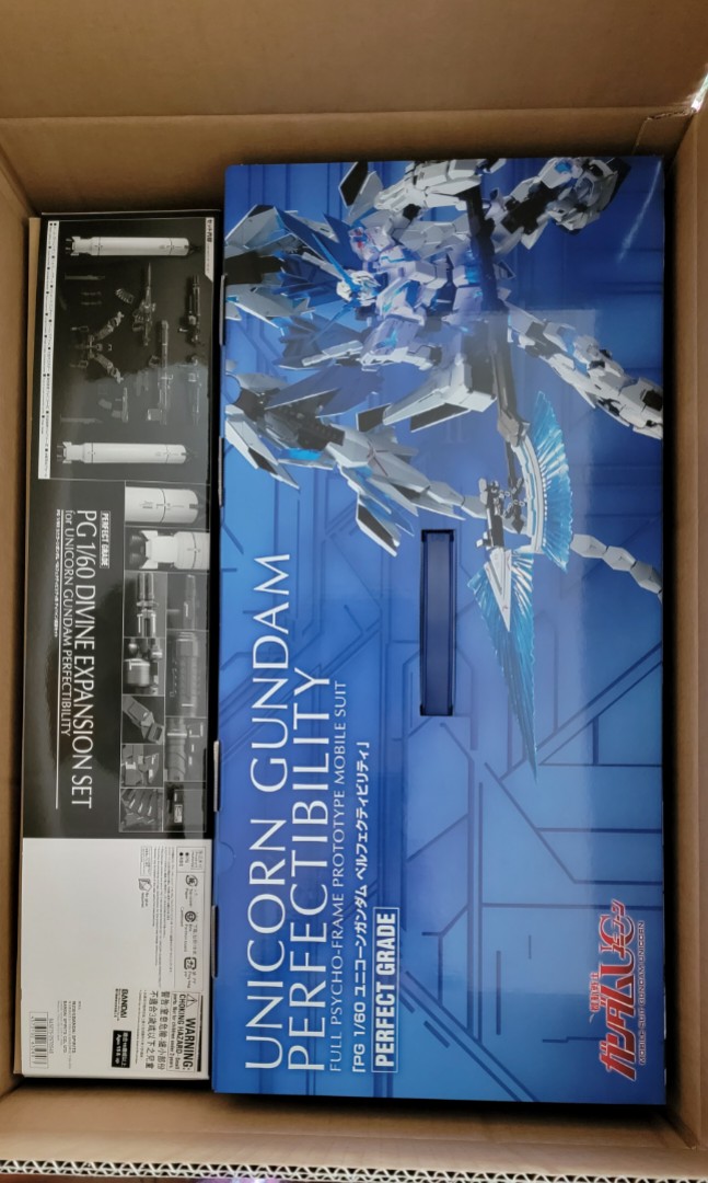 PG Unicorn Gundam Perfectibility + Divine Expansion Set, 興趣及遊戲, 玩具 & 遊戲 ...