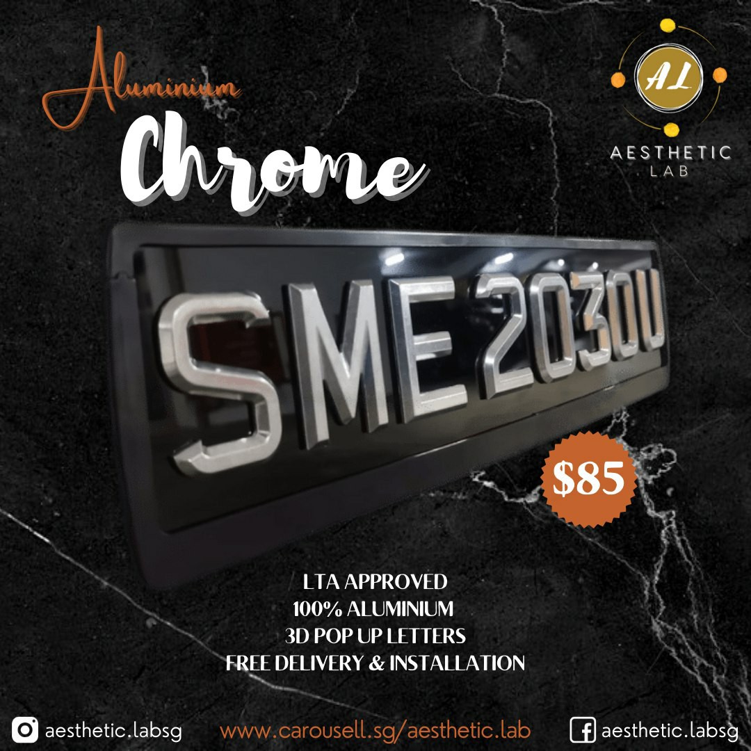 Car Plates - LTA Approved Collection, Car Accessories, Car Plates on ...