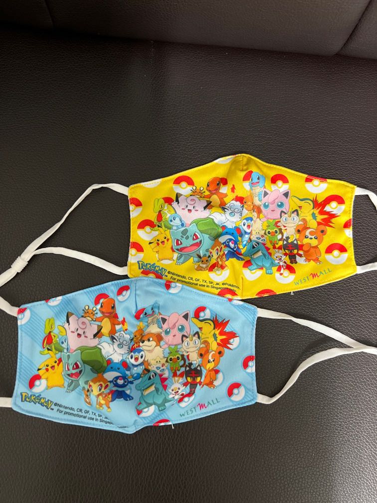 Pokémon Mask (for kids), Health & Nutrition, Face Masks & Face Shields ...