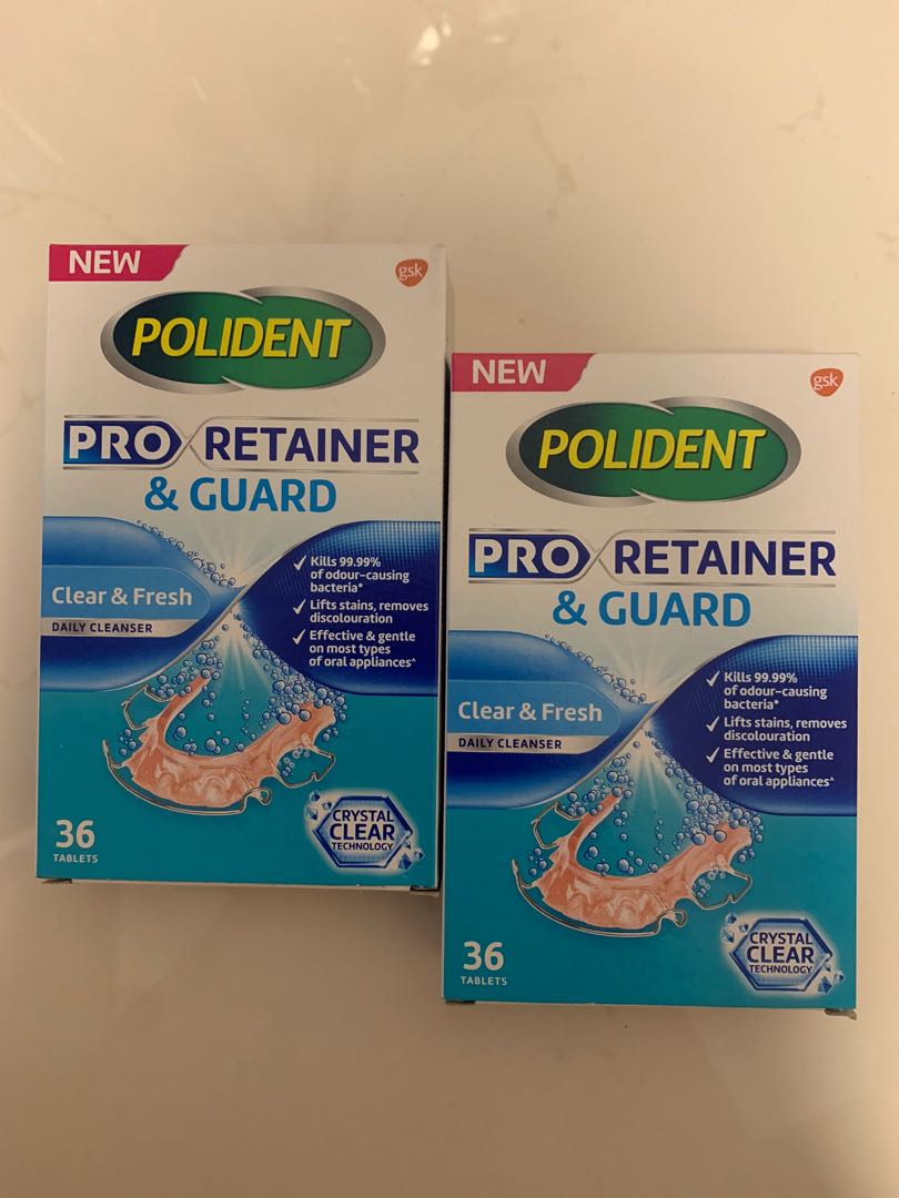 Polident Retainer Cleanser Tablets, Beauty & Personal Care, Oral Care ...