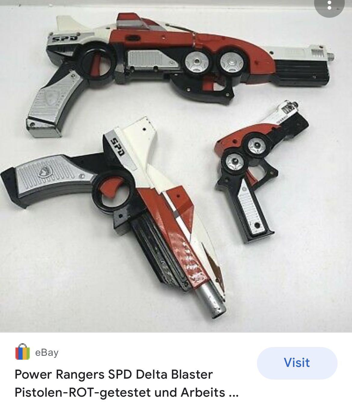 Power Rangers SPD Delta Gun Blaster Weapon, Hobbies & Toys ...