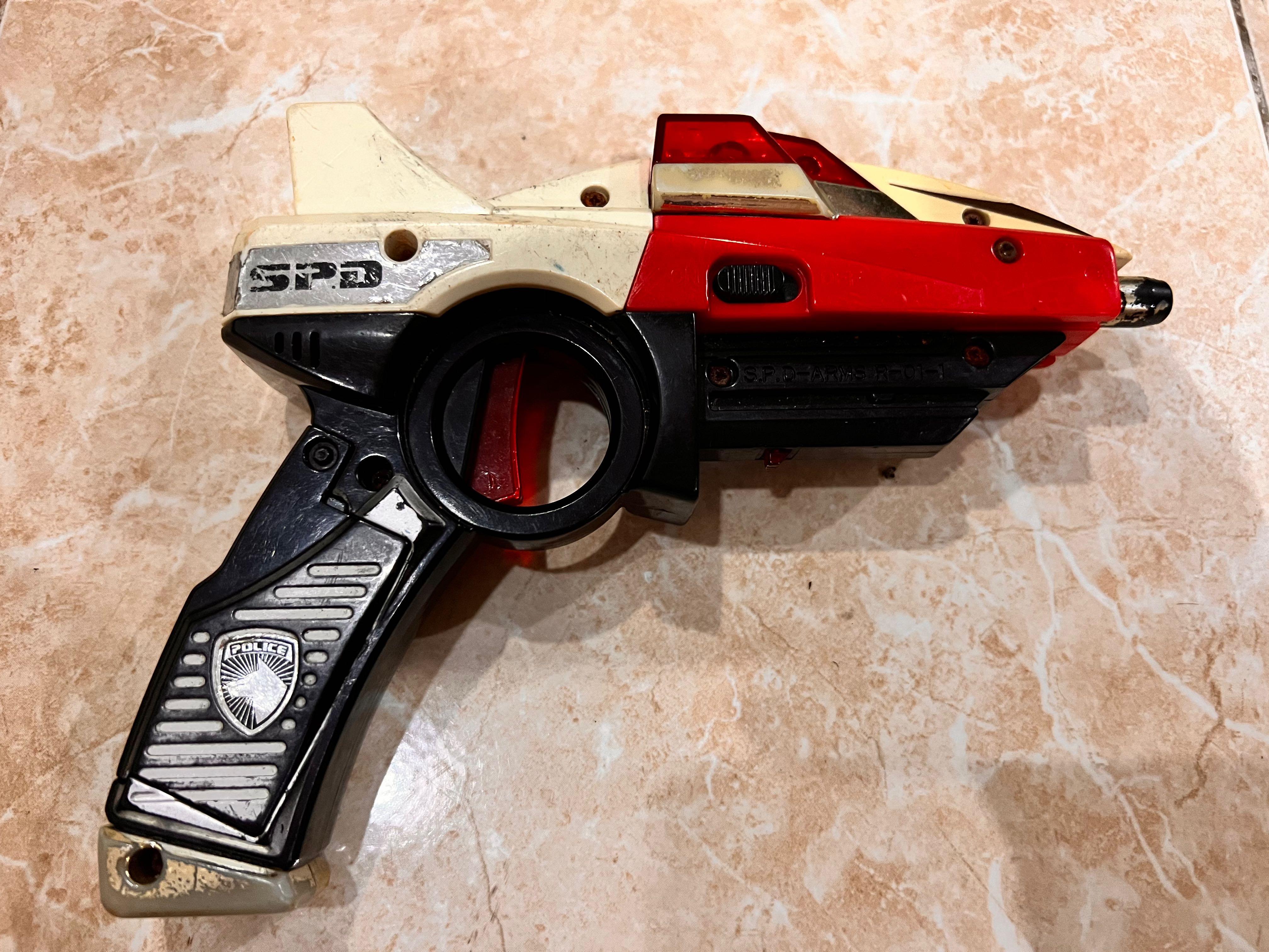 Power Rangers SPD S.P.D Arms Gun , S.P.D-ARMSR-01-1, Hobbies & Toys ...