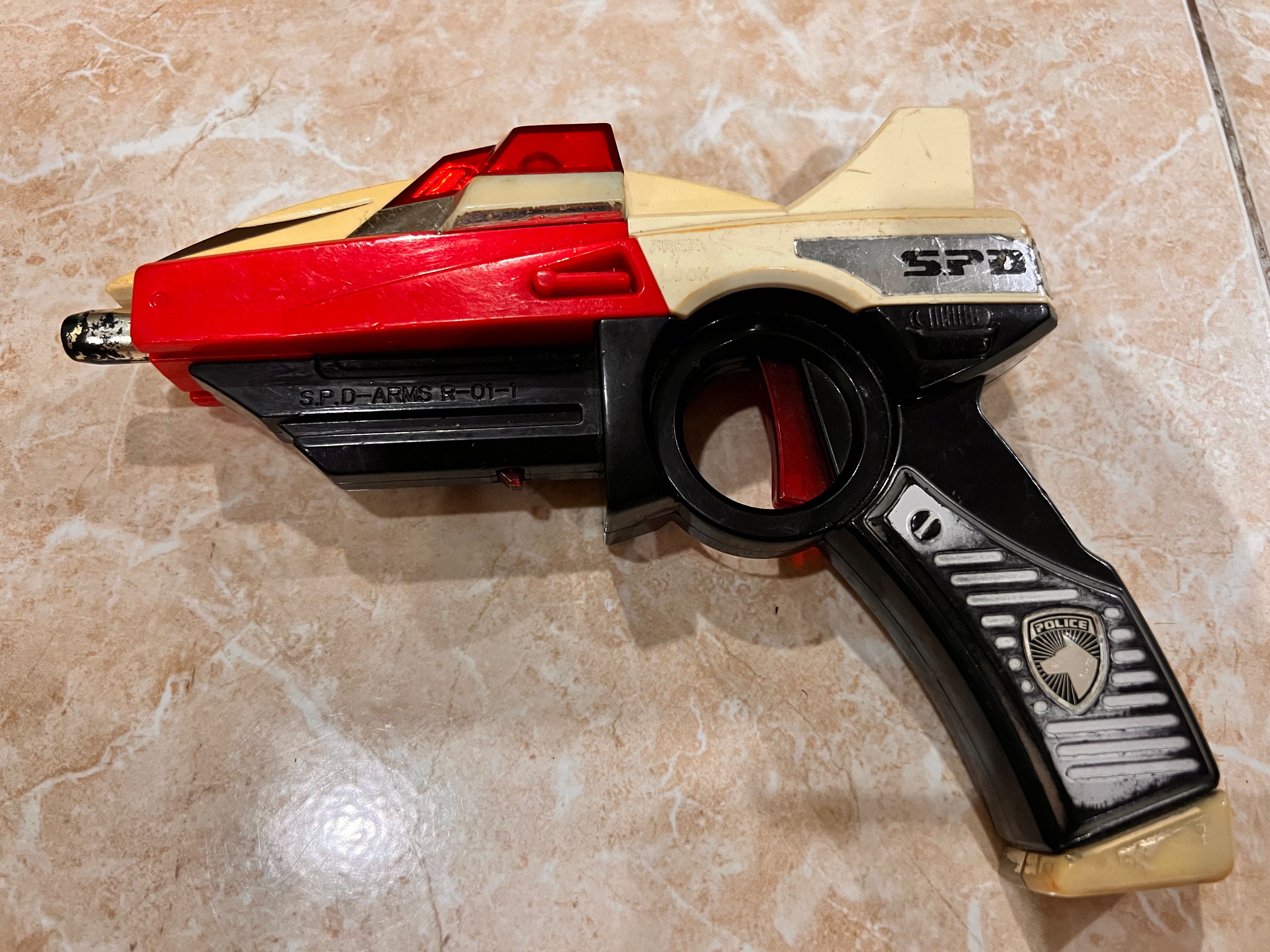 Power Rangers SPD S.P.D Arms Gun , S.P.D-ARMSR-01-1, Hobbies & Toys ...