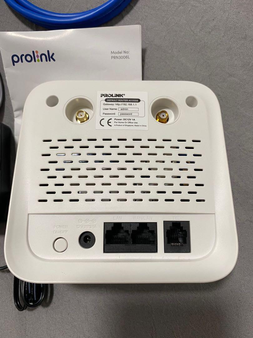 Prolink PRN3006L 4G LTE Wireless router Simcard Router, Computers ...