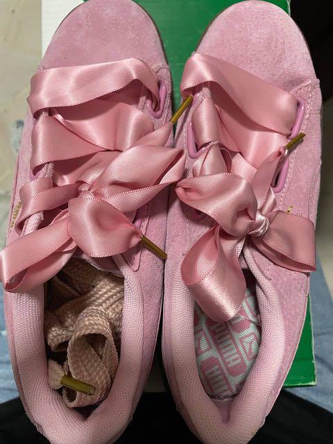 Puma Ribbon Shoes, Women's Fashion, Footwear, Sneakers on Carousell