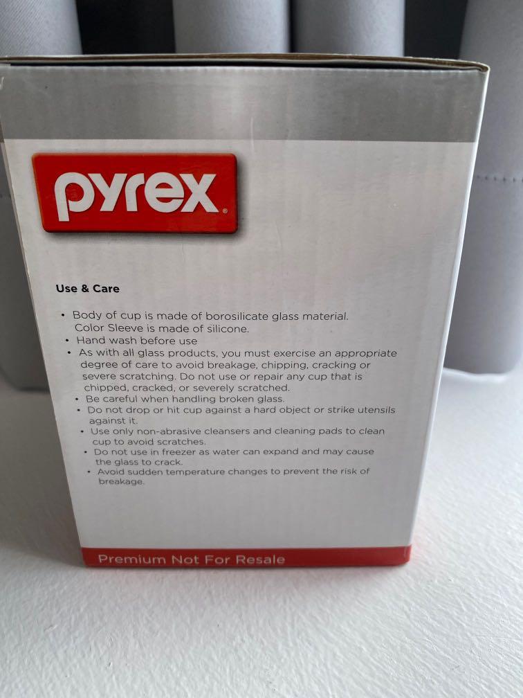 Pyrex double wall glass cup, Furniture & Home Living, Kitchenware ...