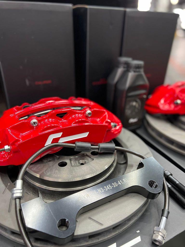 Racingline Stage 2 Big Brake Kit. 4 Pot, Car Accessories, Accessories ...