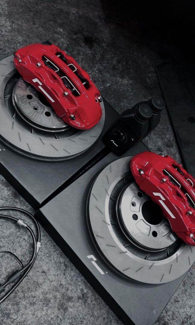 Racingline Stage 2 Big Brake Kit. 4 Pot, Car Accessories, Accessories ...