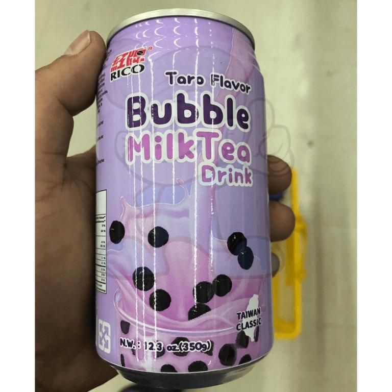 Rico Bubble Milk Tea Drink, Taro Flavor (8 x 350g), Food & Drinks ...