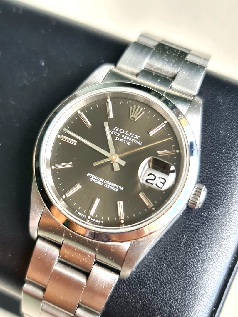 Rolex Oyster Perpetual Date 34 OP DATE 34 RARE FRESH COMPLETE, Luxury ...