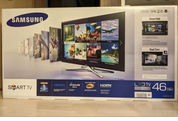 Samsung 46 inch LED Smart TV, TV & Home Appliances, TV & Entertainment ...