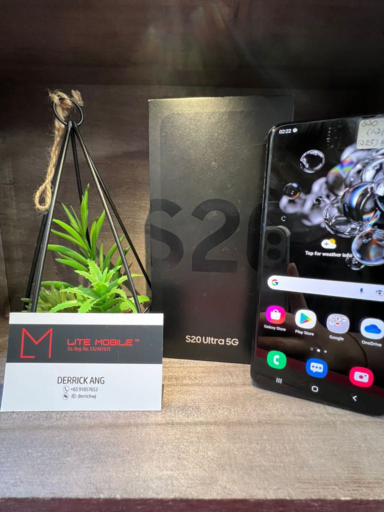 Samsung S20 Ultra | 12GB Ram + 128GB | Cosmic Black, Mobile Phones ...