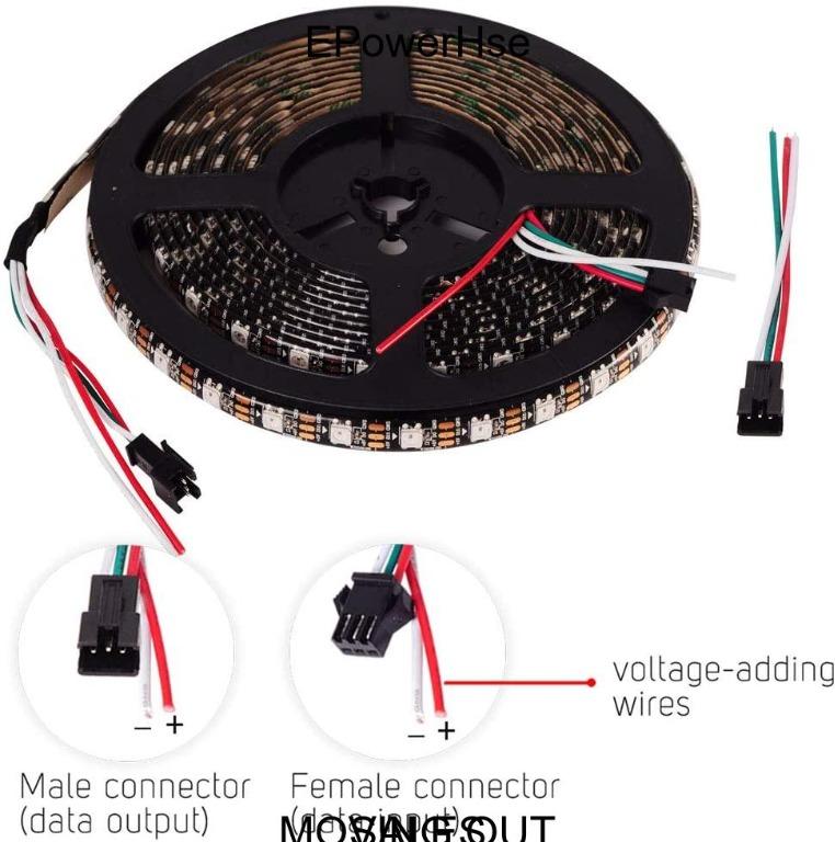 SHIFTINGOUT! WS2812B ECO LED Strip,BTF-LIGHTING Chasing Effects 5050SMD ...