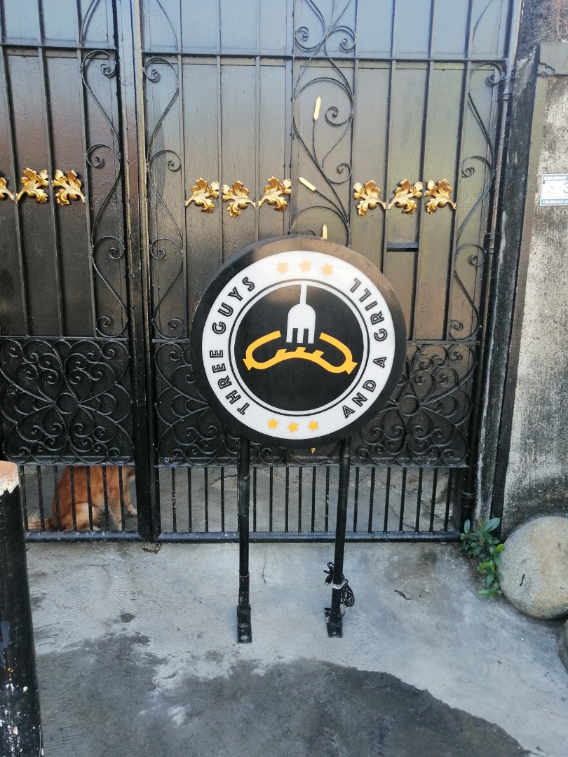 Signage back to back with lights, Announcements on Carousell