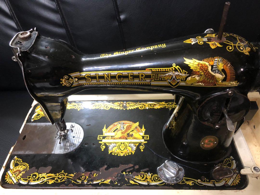 SINGER SEWING MACHINE Sphinx Edition, Hobbies & Toys, Memorabilia ...