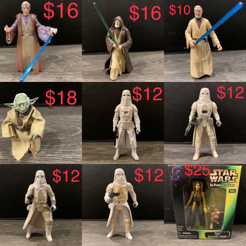 Star Wars 3.75 Inch Figure Lando Calrissian Lobot Obi-Wan Kenobi Yoda ...