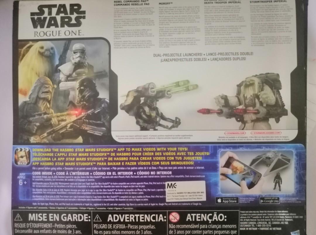 Star Wars Rogue One (Rebel Commando Pao, Moroff, Imperial Death Trooper ...