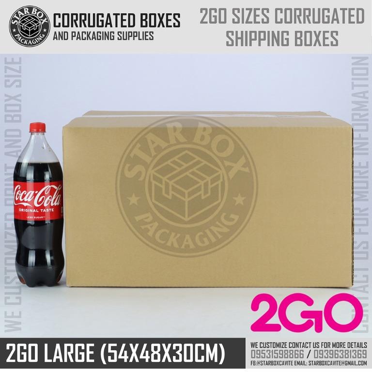 Starbox TWO GO Express Size Corrugated Boxes Shipping Box Packaging Box ...