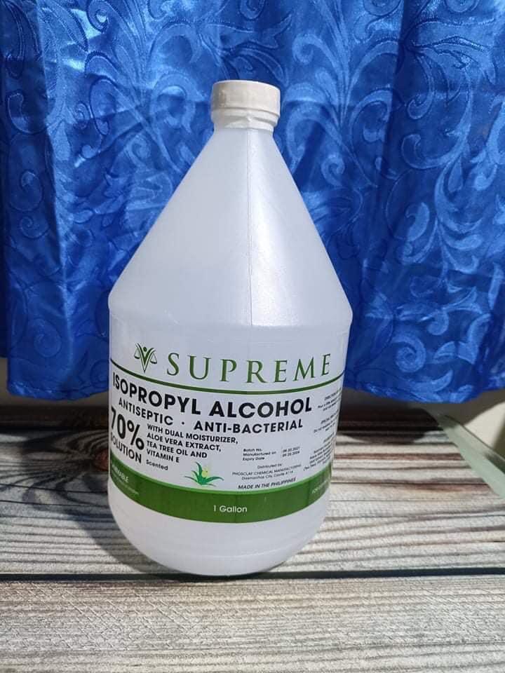 SUPREME 70% ISOPROPYL ALCOHOL, Beauty & Personal Care, Sanitary Hygiene ...