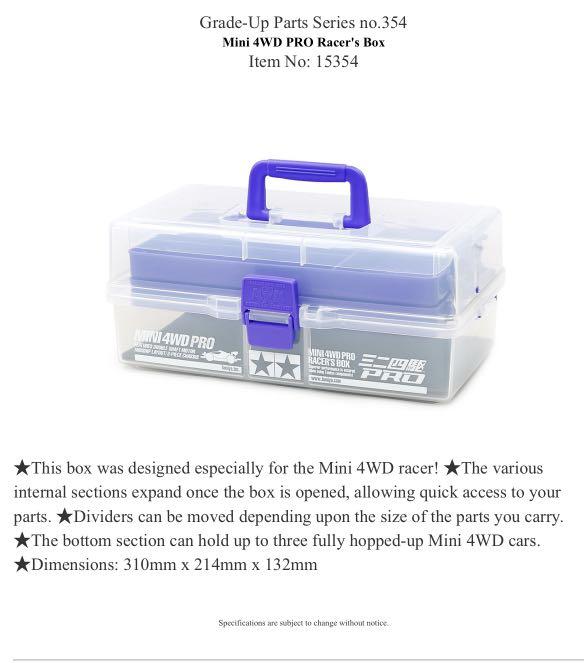 New Stock Arrived - Tamiya Mini 4WD Pro Racer’s Box - for m4wd racer ...