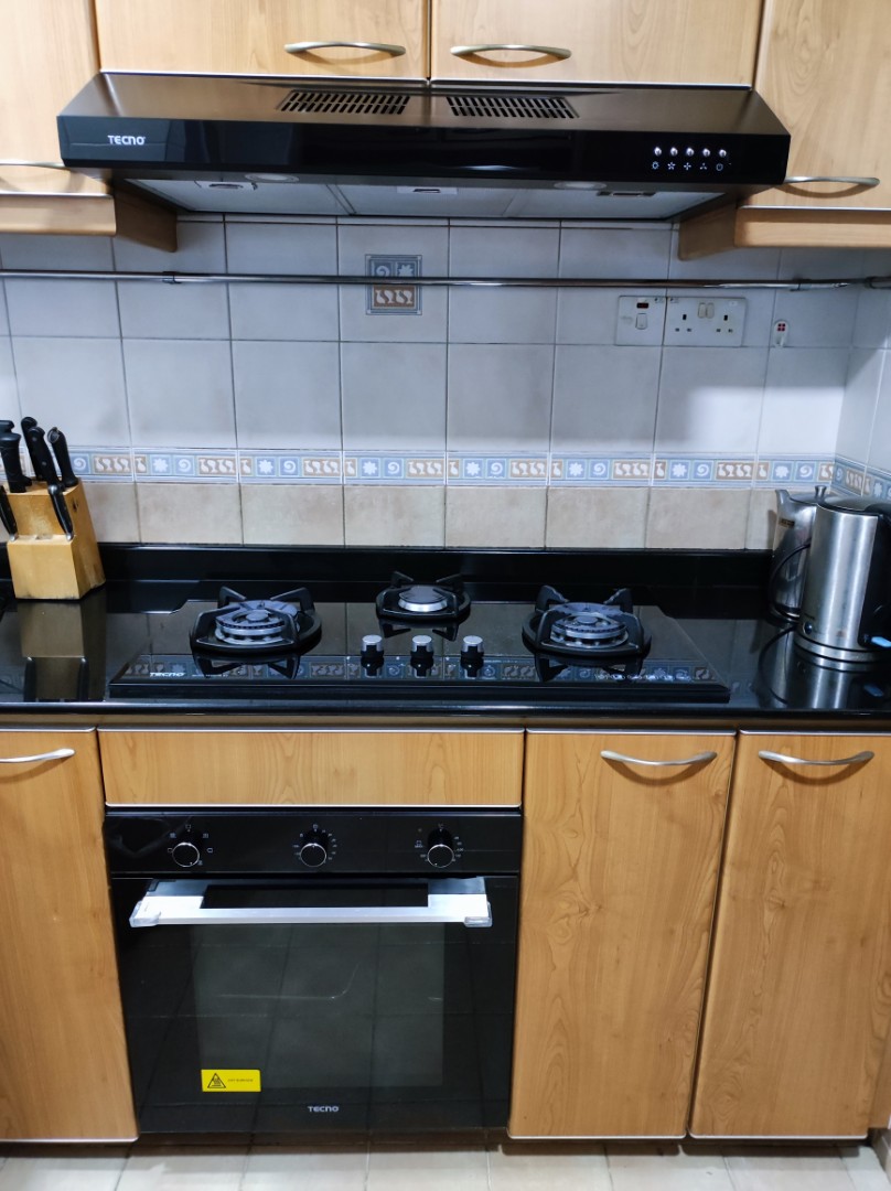 Techno hob,hood and oven whole set, TV & Home Appliances, Kitchen ...